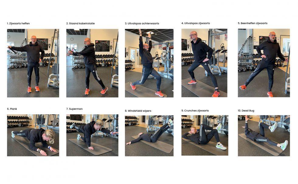 Fitness oefeningen voor een goede golf swing - Fysiotherapie & Fitness